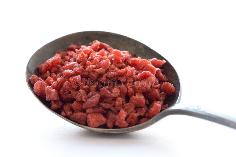 Bacon Bits Spilled from a Jar Stock Image - Image of macro, spilled ...