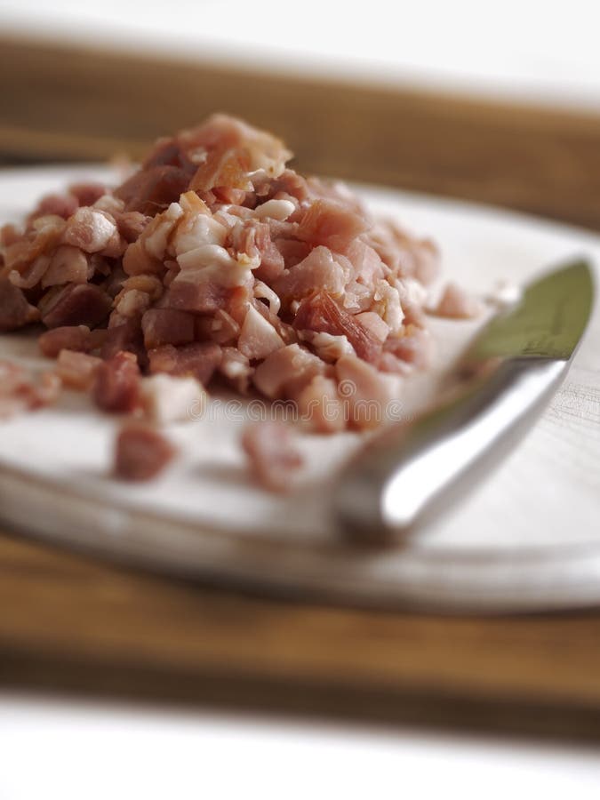 Bacon Bits Spilled from a Jar Stock Image - Image of macro, spilled ...