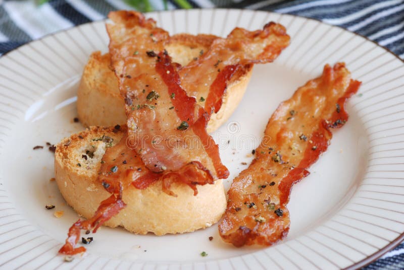 Bacon butties stock photo. Image of gourmet, crispy, buttie - 14465812