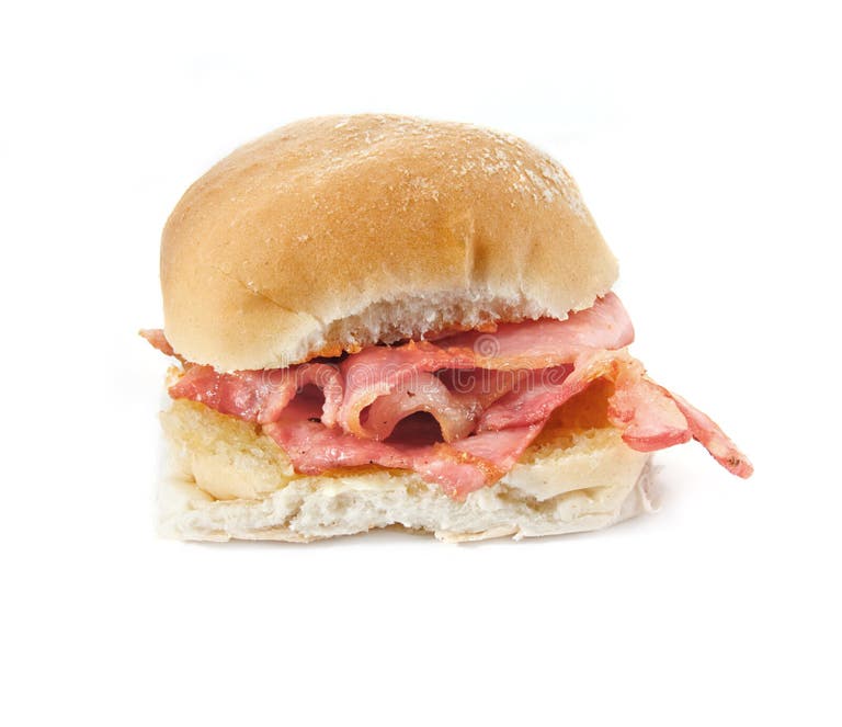 Bacon Butty stock photo. Image of away, light, smokey - 24353828