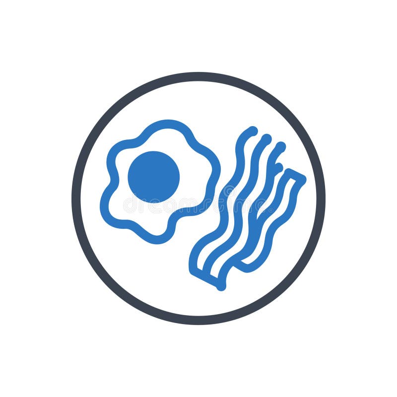 Set of Breakfast Icon in Doodle Style Stock Vector - Illustration of ...