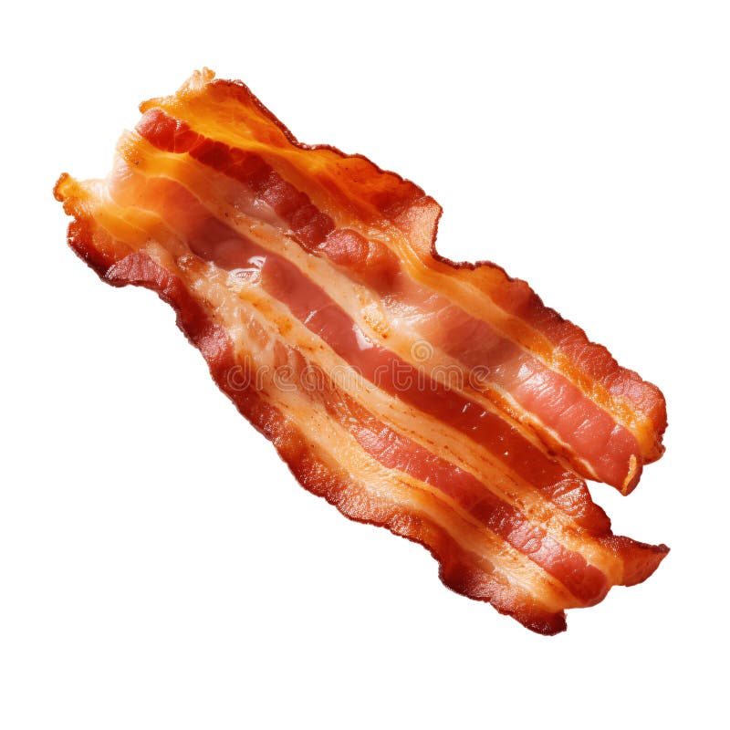 Bacon Isolated on Transparent Background Stock Illustration ...
