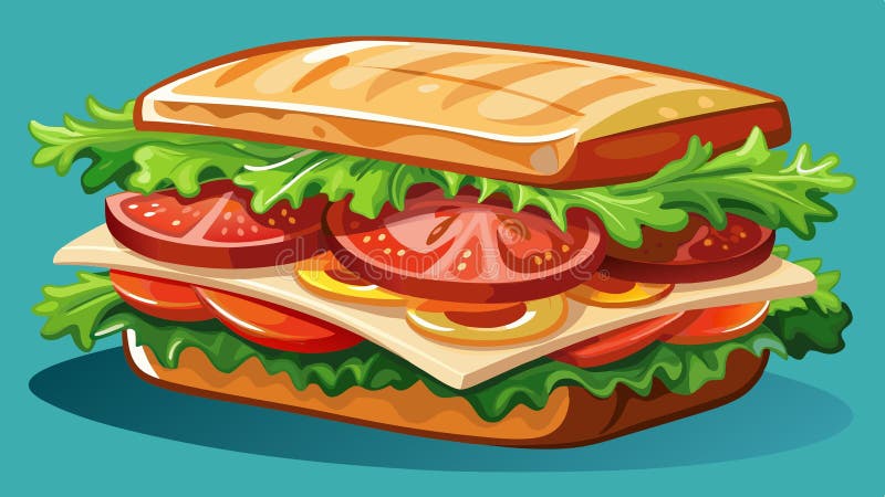 Bacon Lettuce Tomato Sandwich, Blt Stock Vector - Illustration of ...