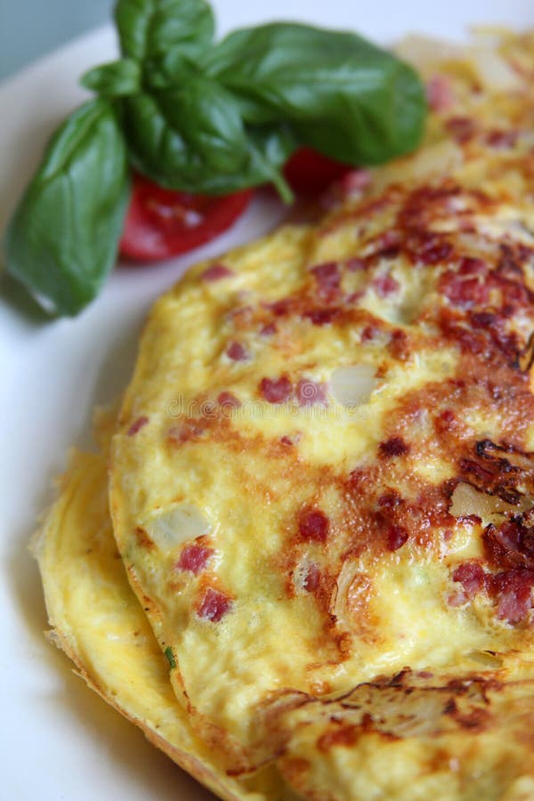 Bacon omelette stock photo. Image of lowcarb, tomato - 21166236