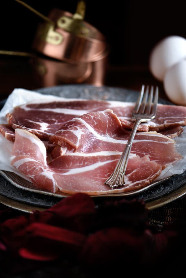 Bacon Rashers stock image. Image of cured, menu, closeup - 53502685