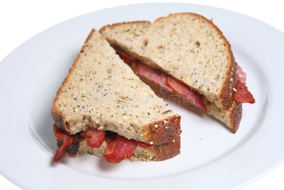 Bacon Sarnie stock photo. Image of bread, slice, sandwich - 1973170