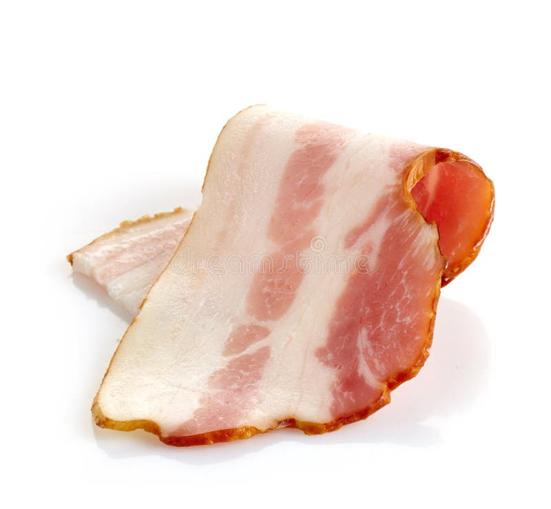 Raw Bacon Slice stock photo. Image of edible, traditional - 27937802