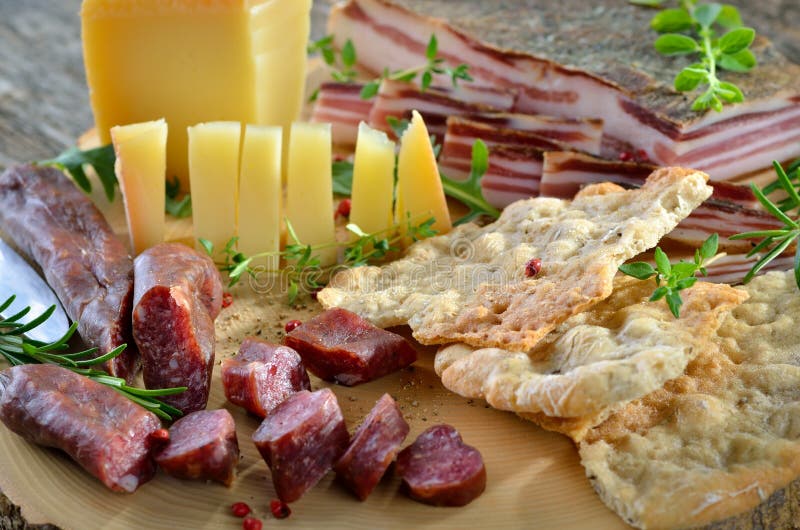 Bacon snack stock image. Image of mountain, appetizing - 25537061