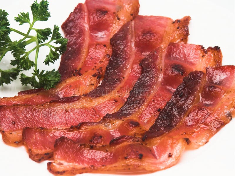 Bacon Strips stock photo. Image of helping, crisp, slab - 330584
