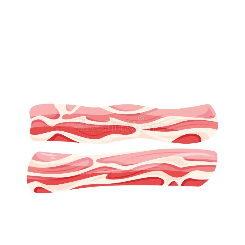 Bacon strips illustration stock illustration. Illustration of food ...