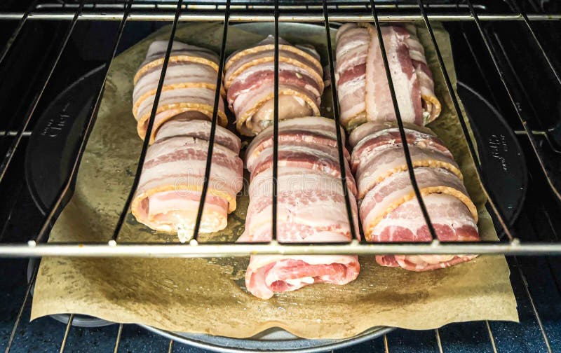 Bacon Wrapped Baking Sheet Oven Stock Photos - Free & Royalty-Free ...