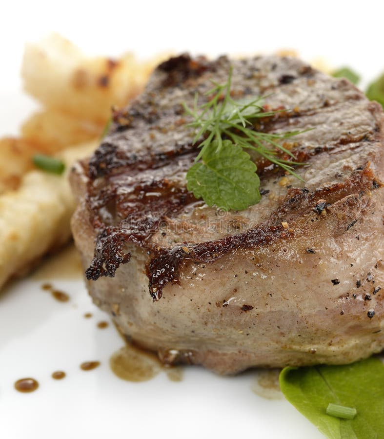 Bacon Wrapped Beef Fillet stock photo. Image of spice - 27660270