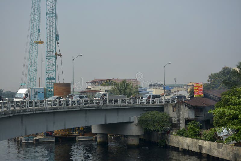 Bacood Mandaluyong Bridge in Mandaluyong, Philippines Editorial Stock ...
