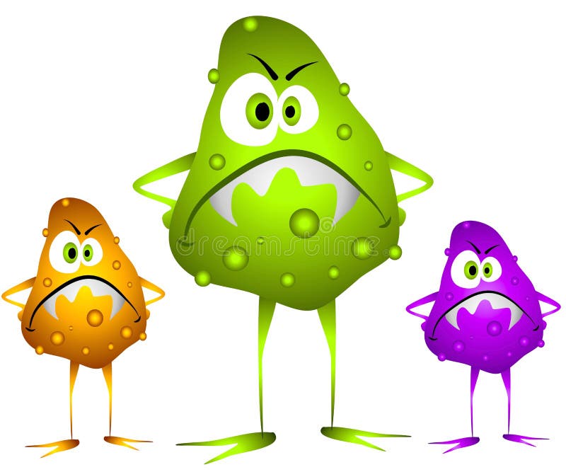 Bactéries 2 De Virus De Germes Illustration Stock - Illustration du ...