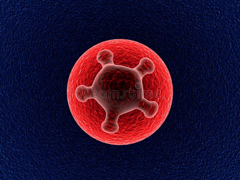 Cellule Rouge - Illustration 3D Illustration Stock - Illustration du ...