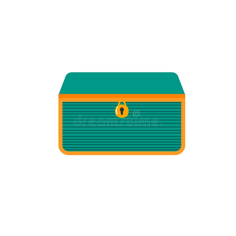 Casket chest box stock illustration. Illustration of casket - 162157317