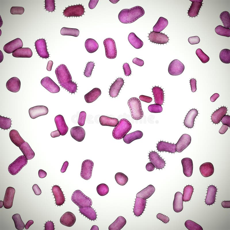 Cell Or Bacteria Purple Texture Stock Illustration - Illustration of ...