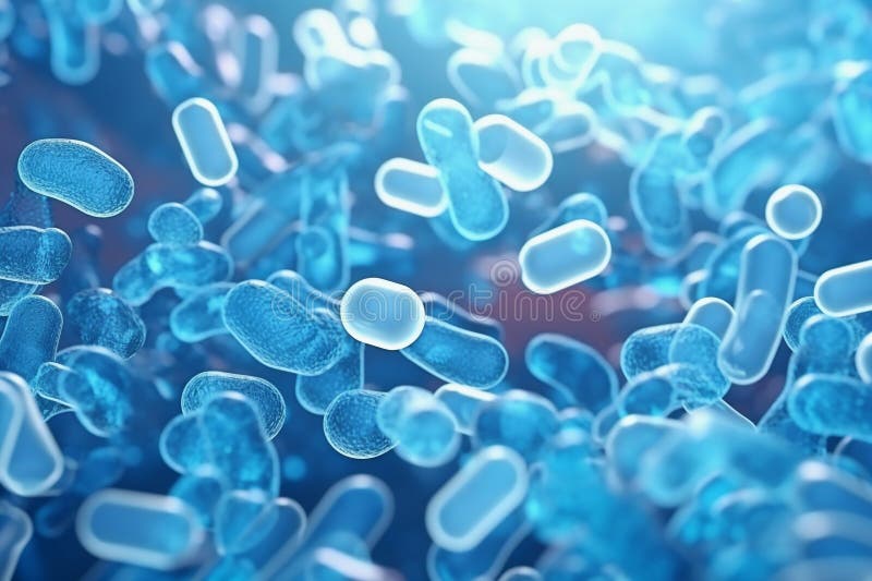 Bacteria Background, Pathogenic Stock Illustration - Illustration of ...