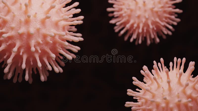 Spherical Bacterium with Processes Stock Image - Image of bacteria ...