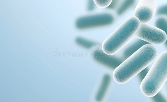 Bacteria Cells Under a Microscope Demonstrating Unique Shapes and ...