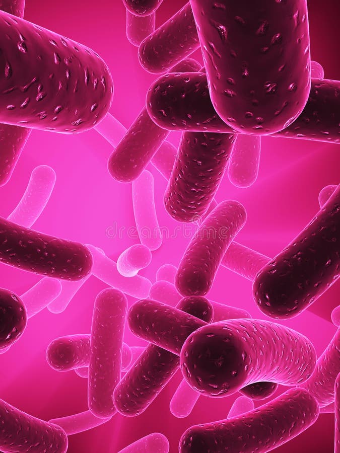Bacteria - close up stock illustration. Illustration of infection ...