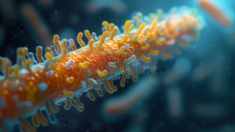 Bacteria Colonies Under a Microscope. Generative AI Stock Image - Image ...
