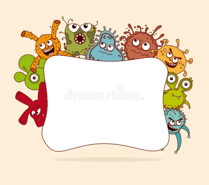 Bacteria design stock vector. Illustration of illness - 42427852