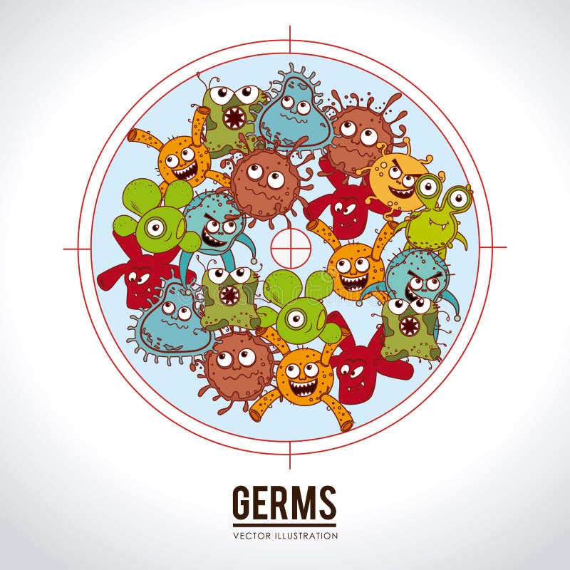 Bacteria design stock vector. Illustration of medical - 43725164