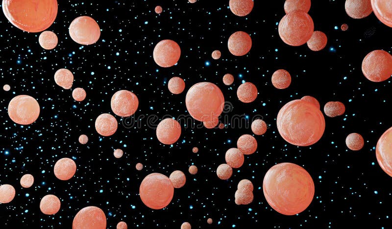 Bacteria Encircled by RNA Obelisks, Conceptual Illustration Stock Photo ...