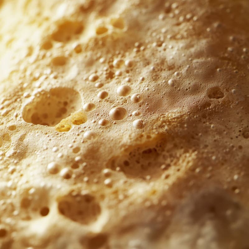 Close Up View of Bacteria Colonies Growing on Bread or Cheese Revealing ...
