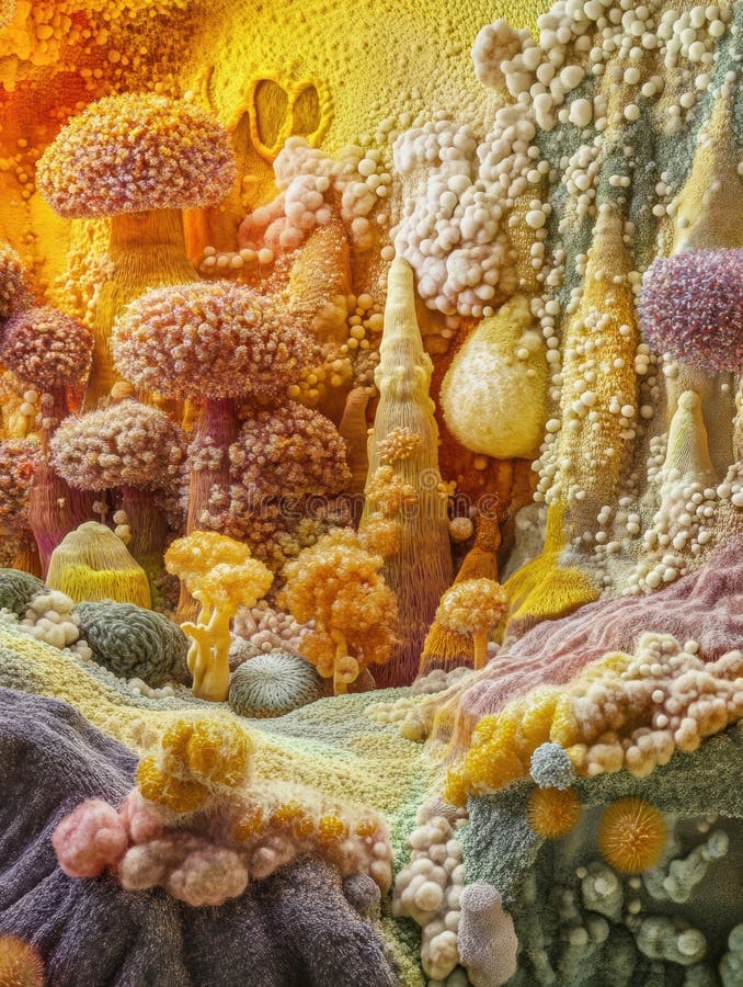 Bacteria Forms Create Vibrant Landscapes Filled with Intricate Textures ...