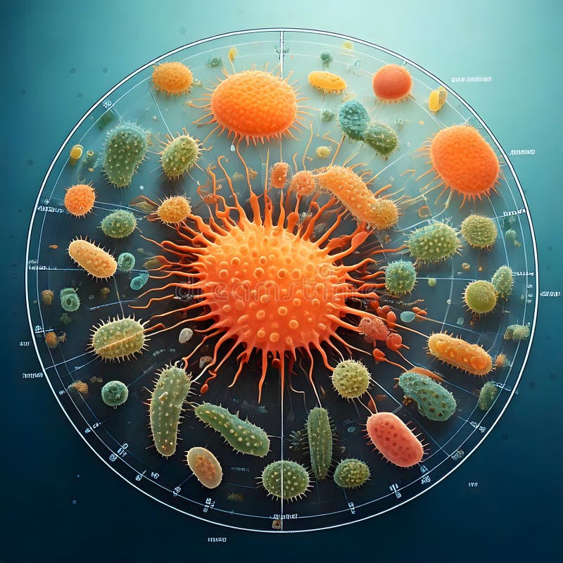 Bacteria Growth Infographic Stock Illustration - Illustration of ...