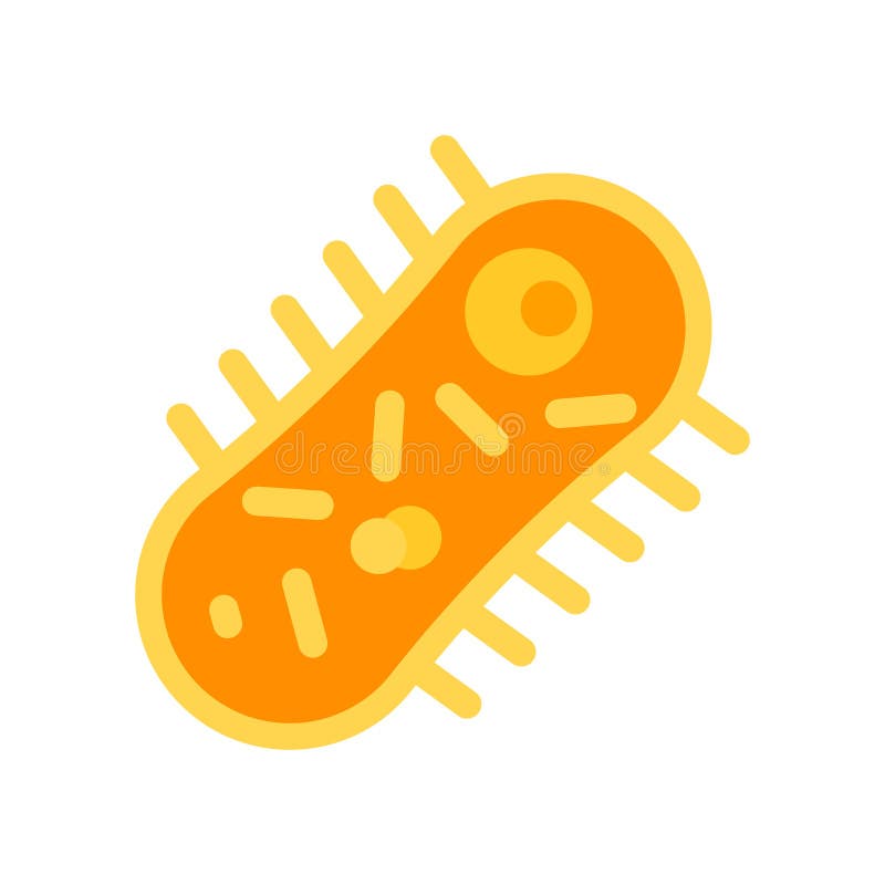 Bacteria Icon Vector Sign and Symbol Isolated on White Background ...
