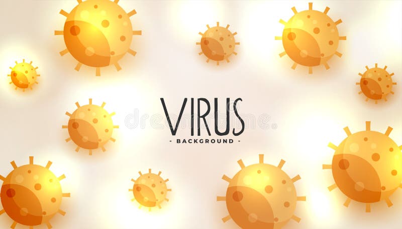 Microscopic Bacteria or Virus Infection Background Design Stock Vector ...