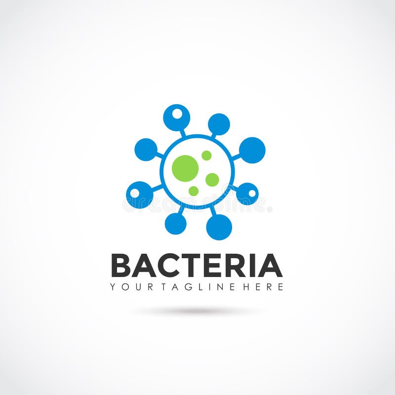 Bacteria Logo Design. Vector Illustrator Eps. 10 Stock Illustration ...