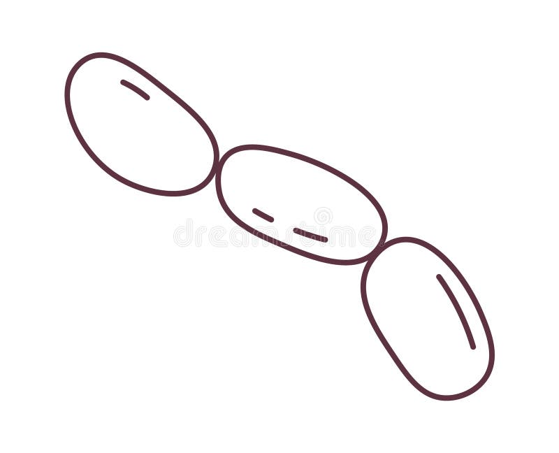 Bacteria Microbes Icon stock vector. Illustration of microbiology ...