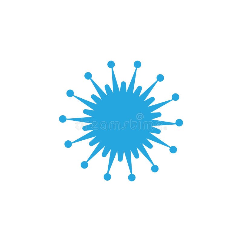Bacteria, Microbes and Viruses Logo Vector Icon Illustration Design ...