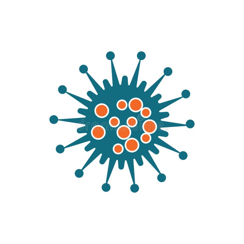 Bacteria, Microbes and Viruses Logo Vector Icon Illustration Design ...