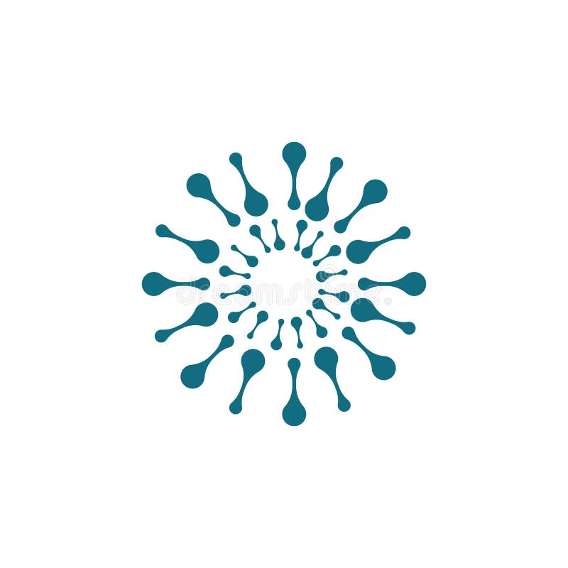 Bacteria, Microbes and Viruses Logo Vector Icon Illustration Design ...