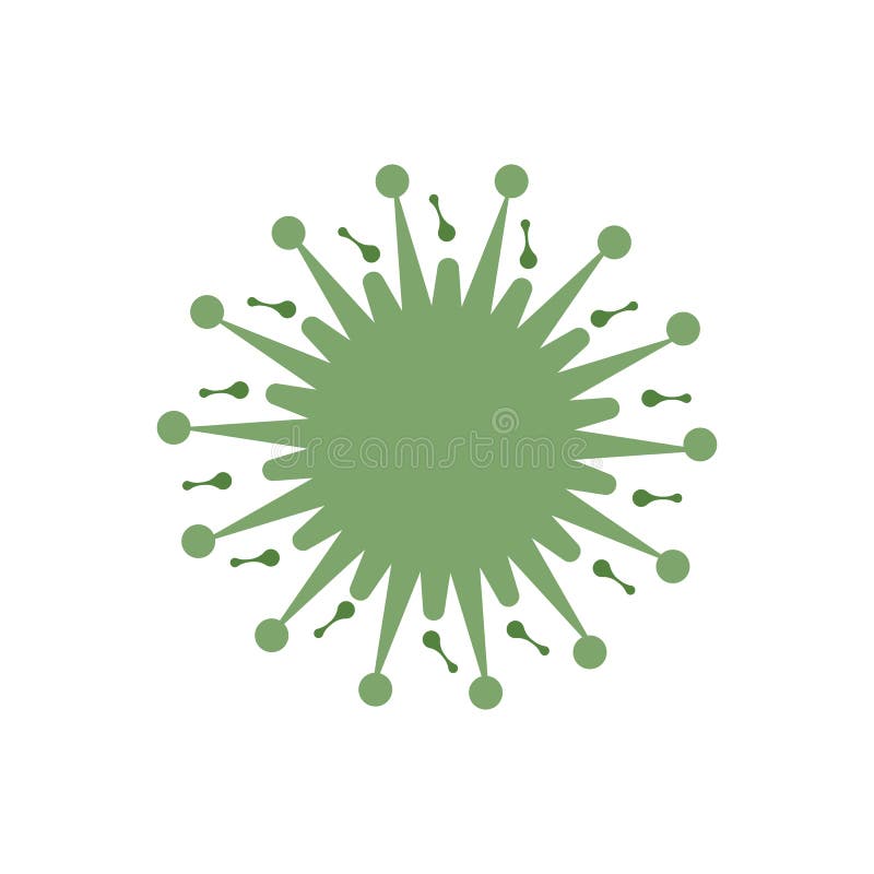 Bacteria, Microbes and Viruses Logo Vector Icon Illustration Design ...