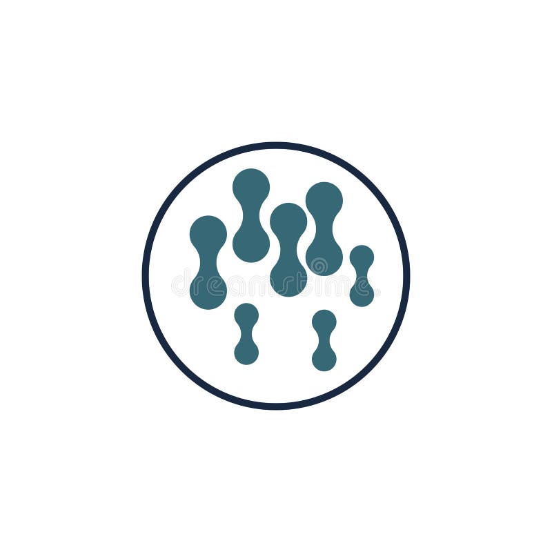 Bacteria, Microbes and Viruses Logo Vector Icon Illustration Design ...