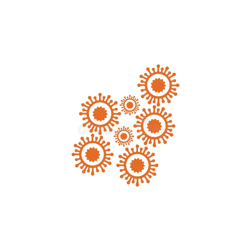 Bacteria, Microbes and Viruses Logo Vector Icon Illustration Design ...
