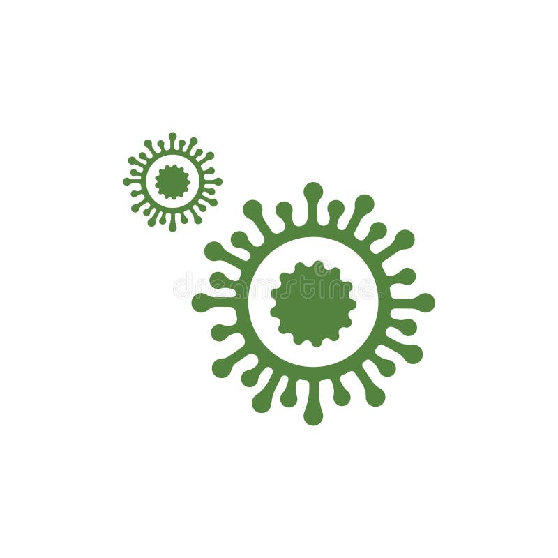 Bacteria, Microbes and Viruses Logo Vector Icon Illustration Design ...