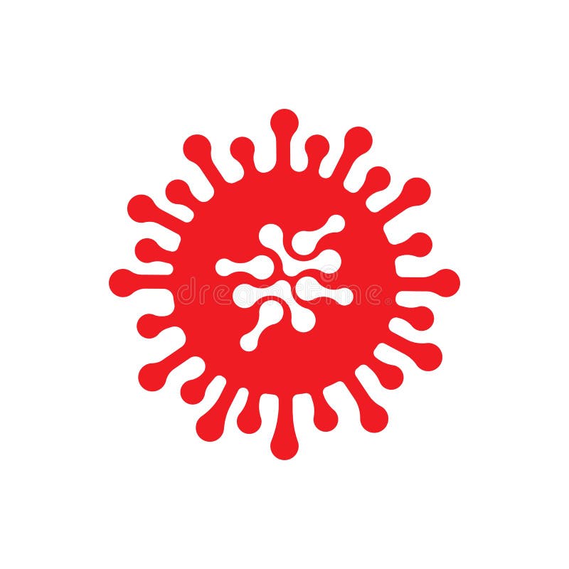 Bacteria, Microbes and Viruses Logo Vector Icon Illustration Design ...