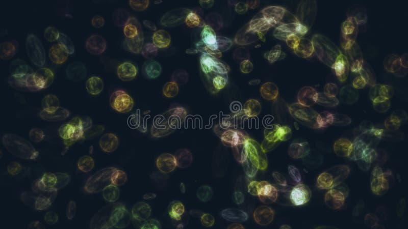 Bacteria Microorganisms Microscope Close Up Stock Illustration ...