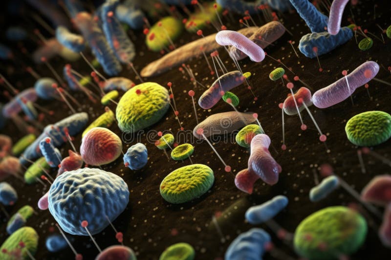 Bacteria, Microscopic Unicellular Organisms, Microorganism, Under ...