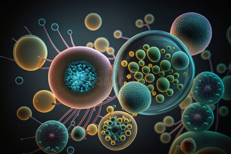 Bacteria, Microscopic Unicellular Organisms, Microorganism, Under ...