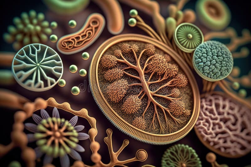 Bacteria, Microscopic Unicellular Organisms, Microorganism, Under ...