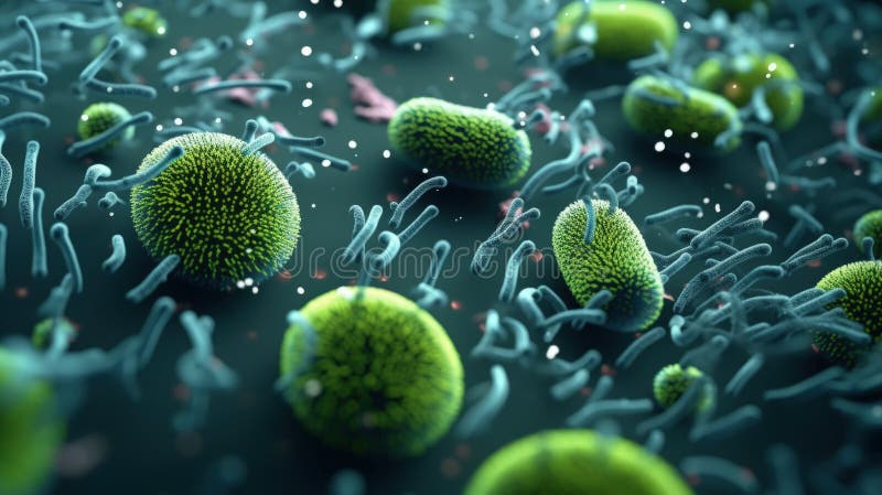 Bacteria, Microscopic Unicellular Organisms, Microorganism, Under ...