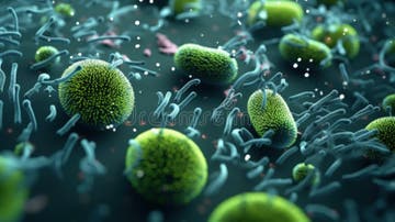 Spirilla Under Microscope Stock Photos - Free & Royalty-Free Stock ...